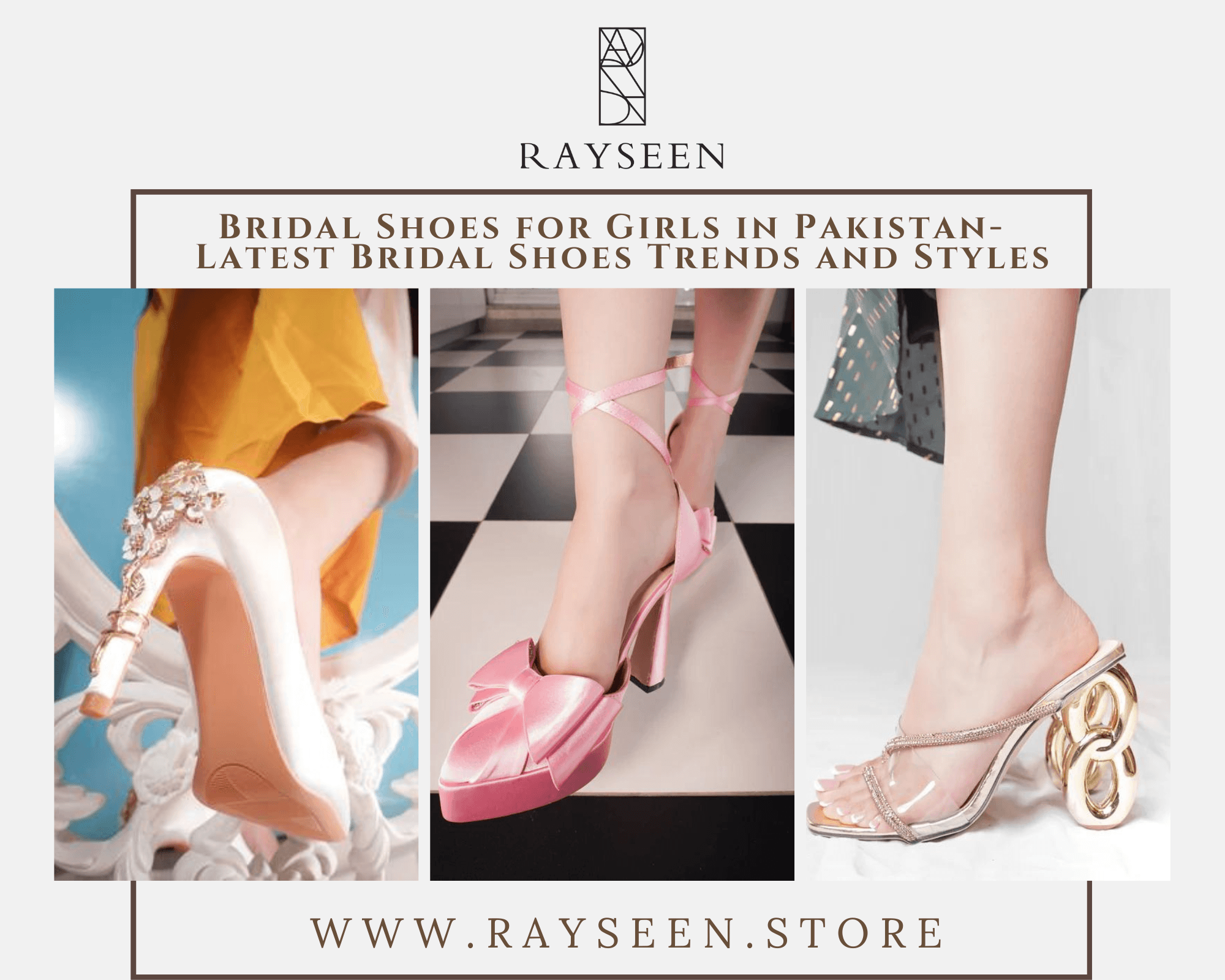 Top 5 Bridal Shoes for Girls in Pakistan | Bridal Shoes Pakistan